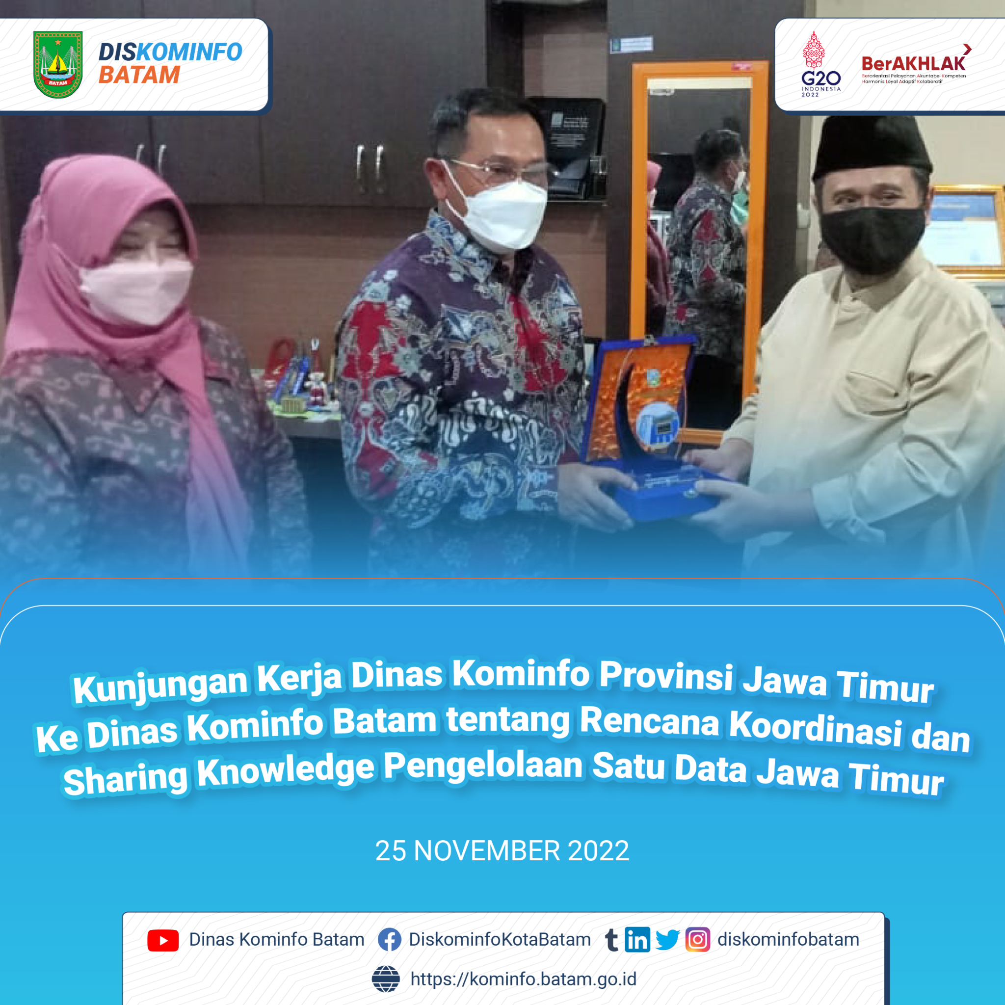 Kunjungan Kerja Dinas Kominfo Provinsi Jawa Timur ke Dinas Kominfo ...